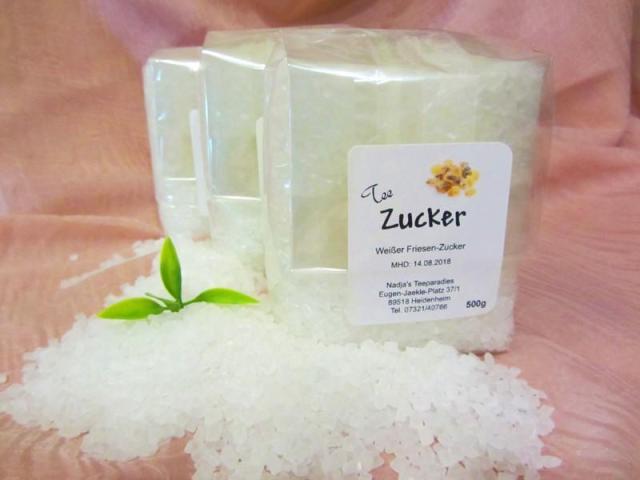 Tee Zucker | Korngröße ca. 5 mm | weißer Tee Kandis | online kaufen
